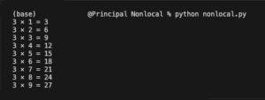 Python「nonlocal宣言・global宣言 ~外にある変数を使う~」